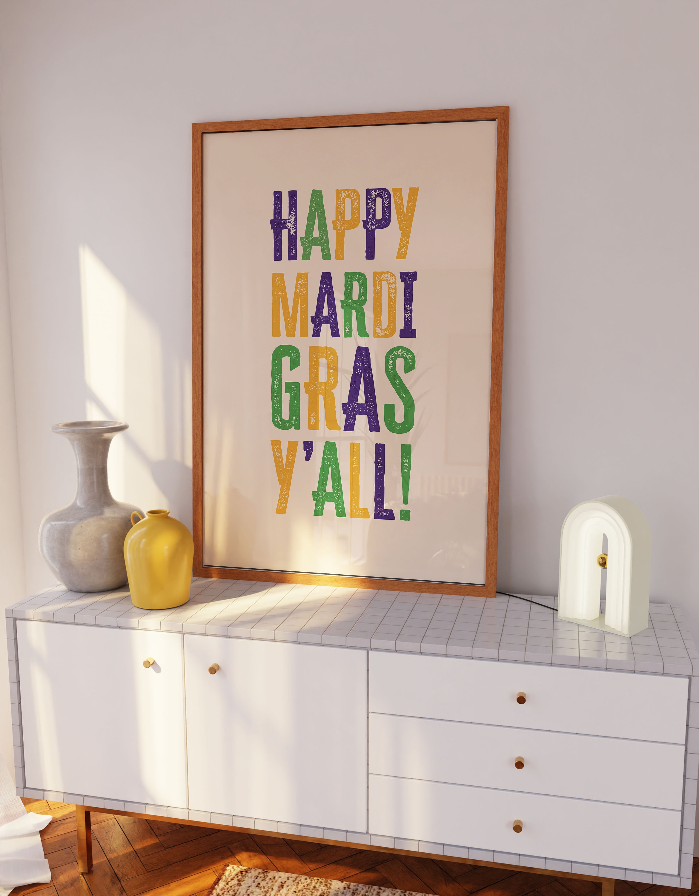 Happy Mardi Gras Y'all, Gallery Wall, Instant Download Print, Mardi ...