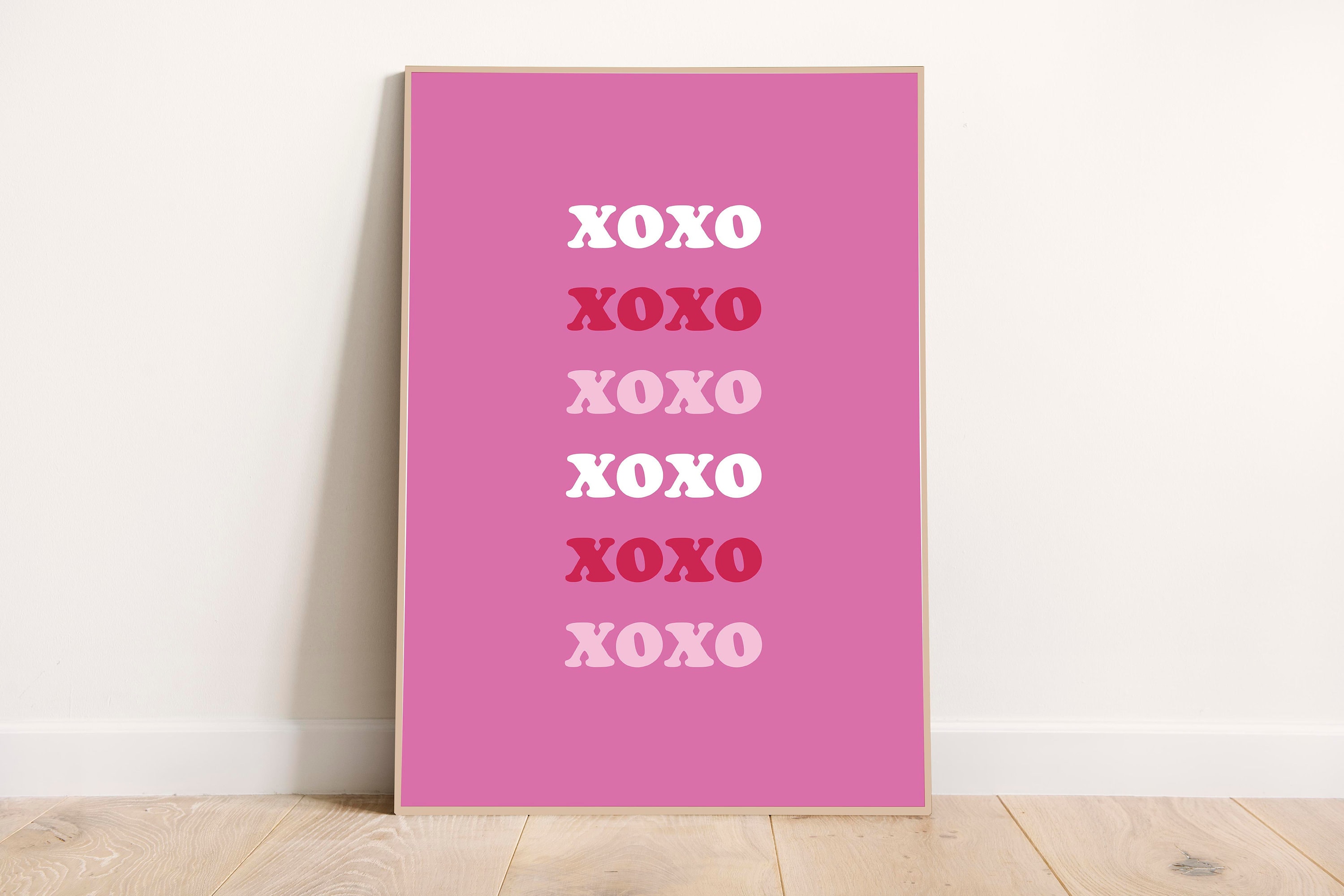 XOXO Printable Poster, Instant Download Print, Valentine's Day ...