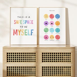 8 Calming Corner Posters, Classroom Decor, Classroom Posters, Feelings ...