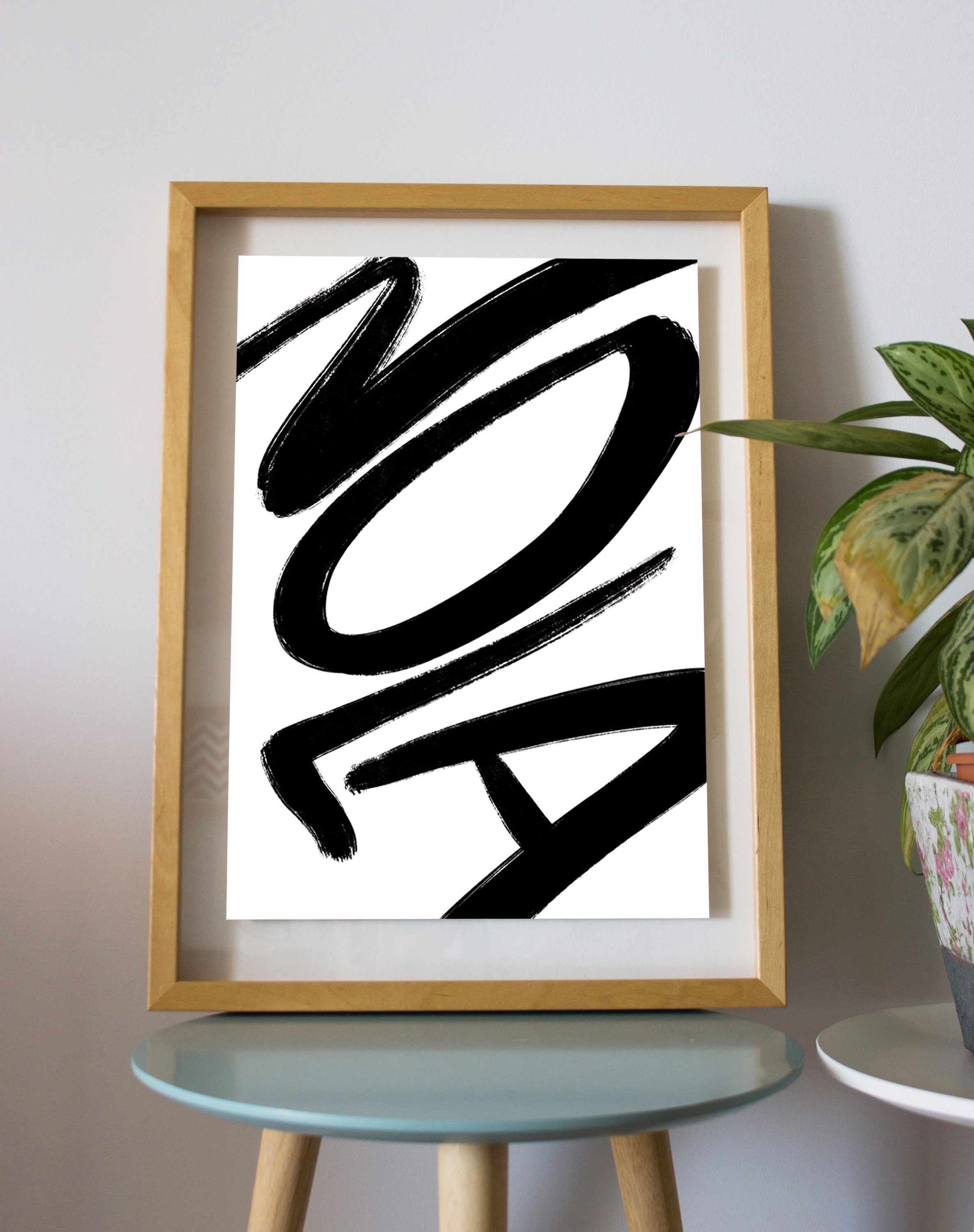 Black and White NOLA Poster New Orleans Louisiana Hand - Etsy