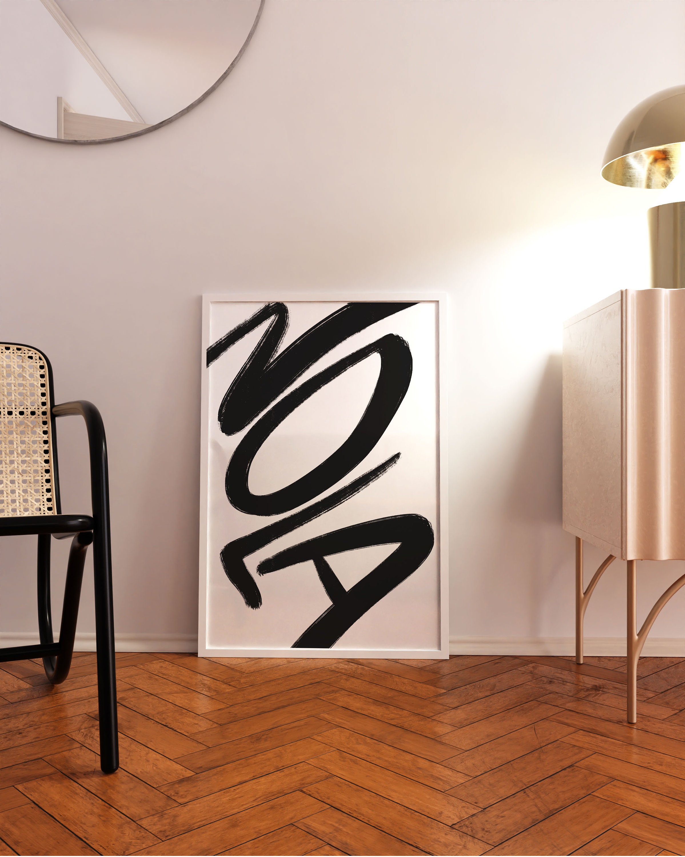 Black and White, NOLA, Poster, New Orleans, Louisiana, Hand Drawn, Art ...