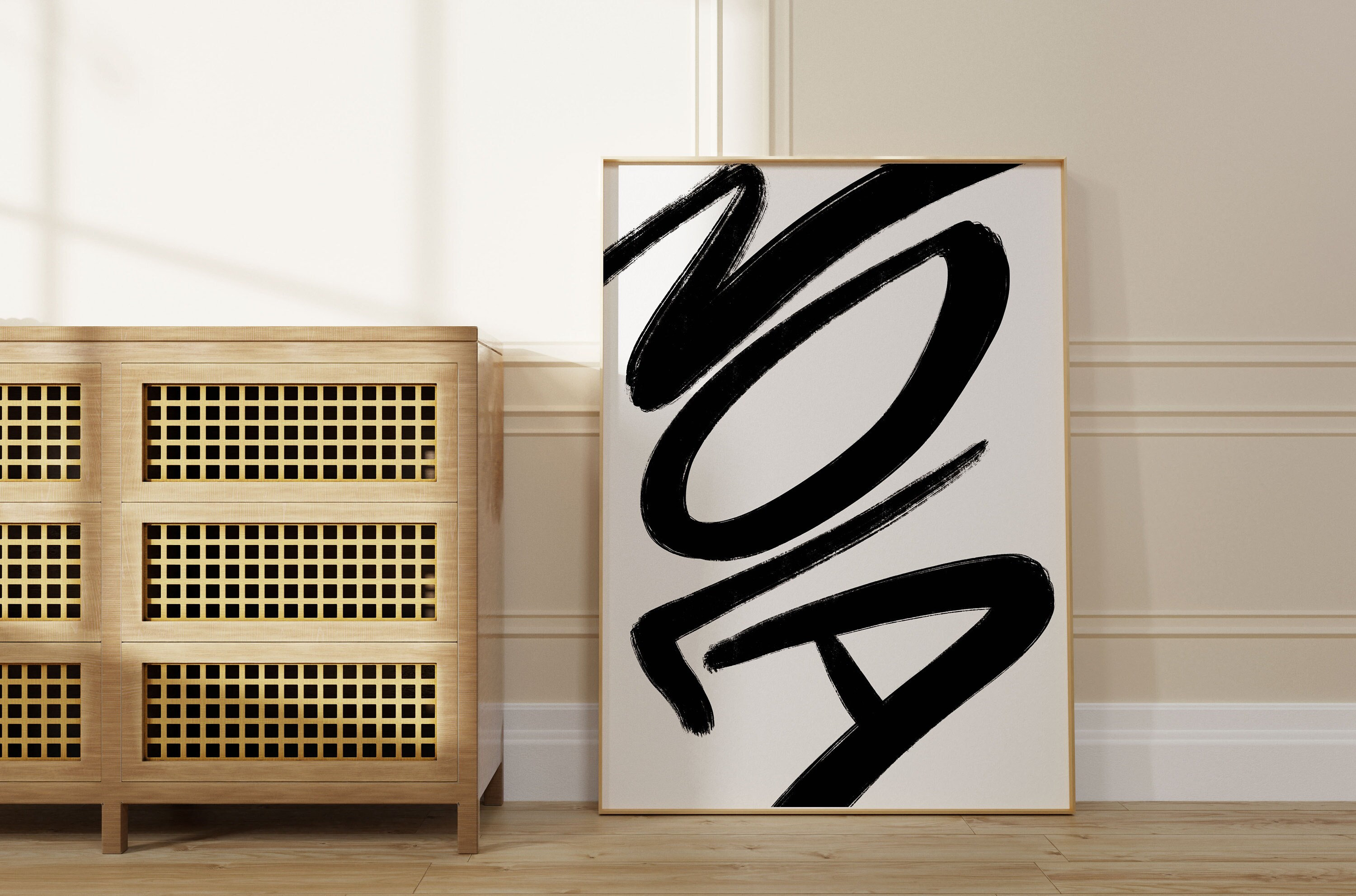 Black and White, NOLA, Poster, New Orleans, Louisiana, Hand Drawn, Art ...