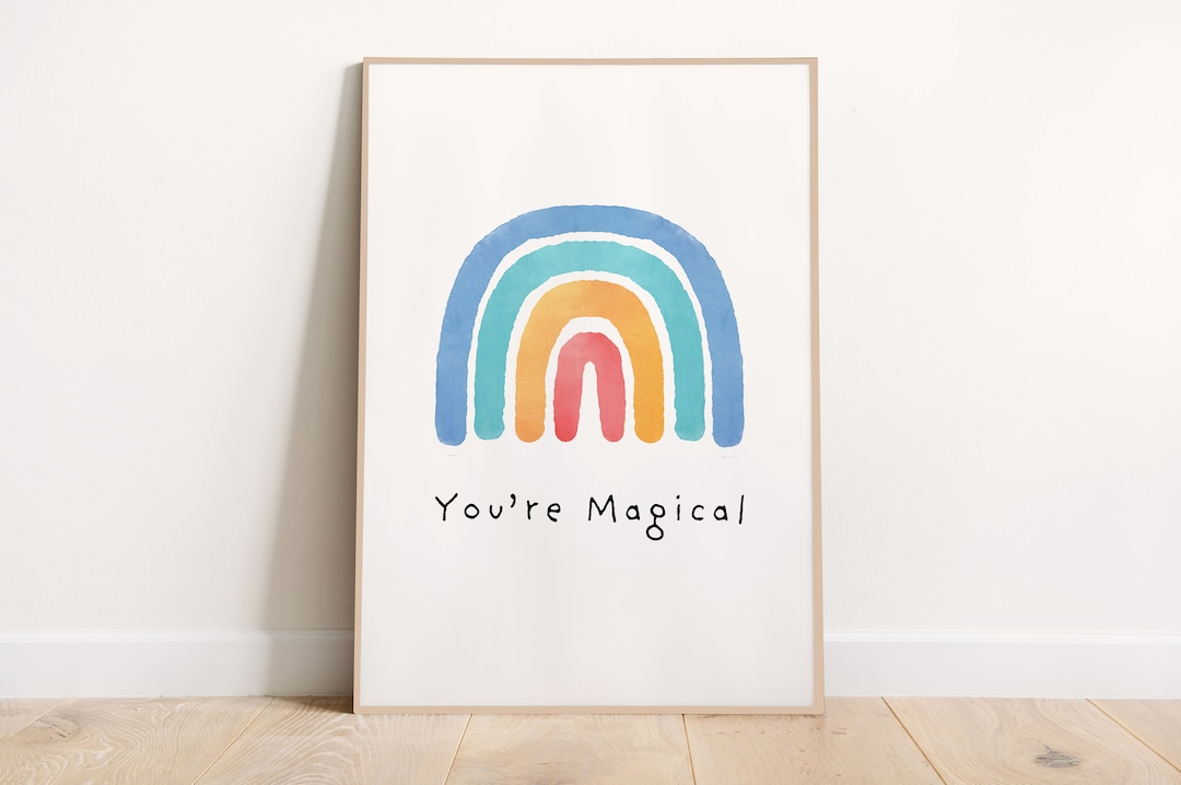 Rainbow, Motivational Print, Educational Posters Set, Montessori ...