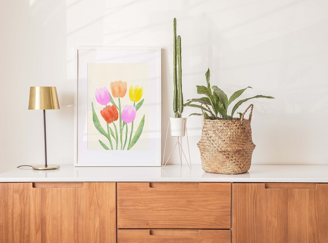 Tulips, Easter Tulips Printables, Easter Print Download, Easter ...