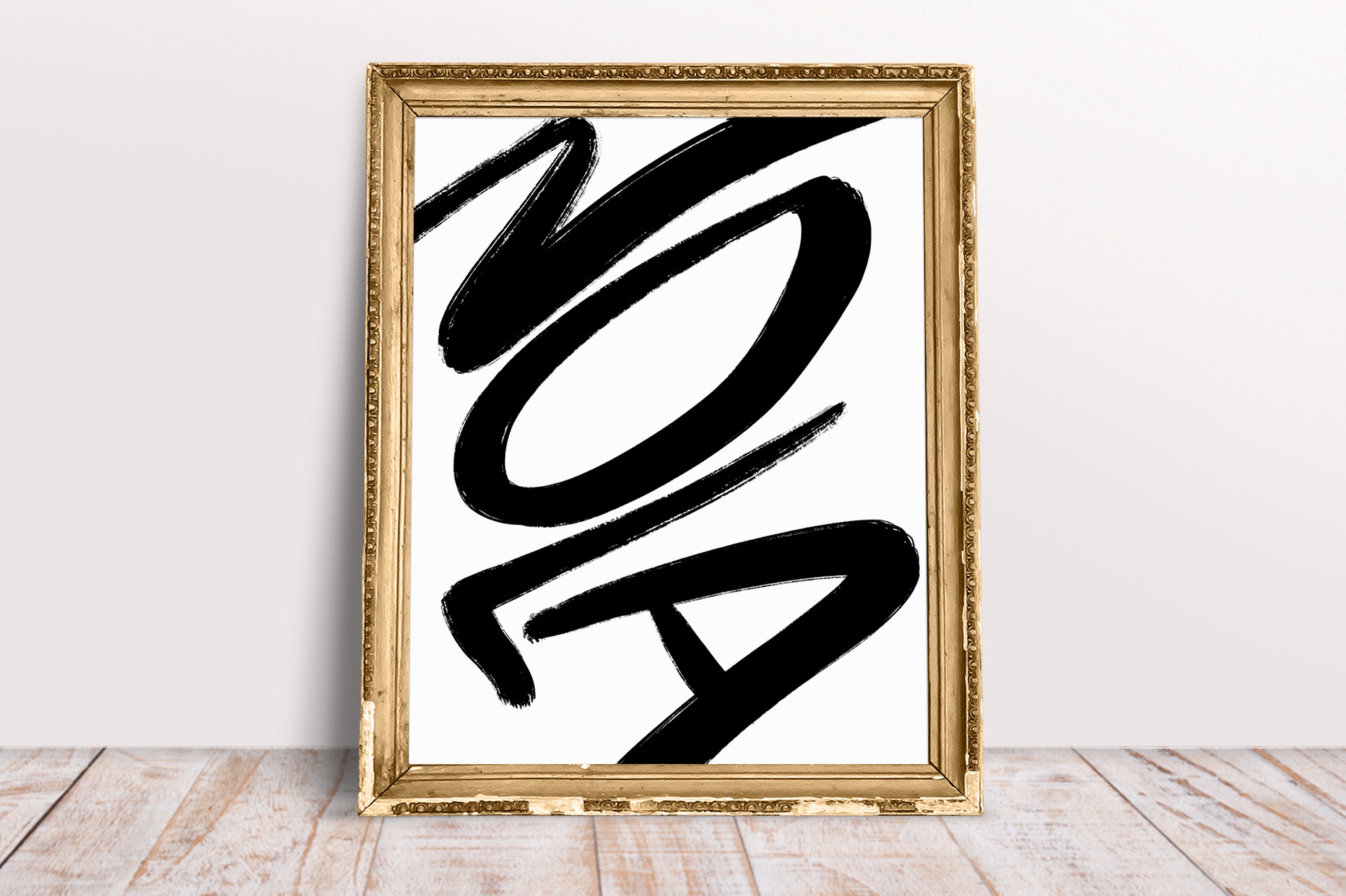 Black and White NOLA Poster New Orleans Louisiana Hand - Etsy