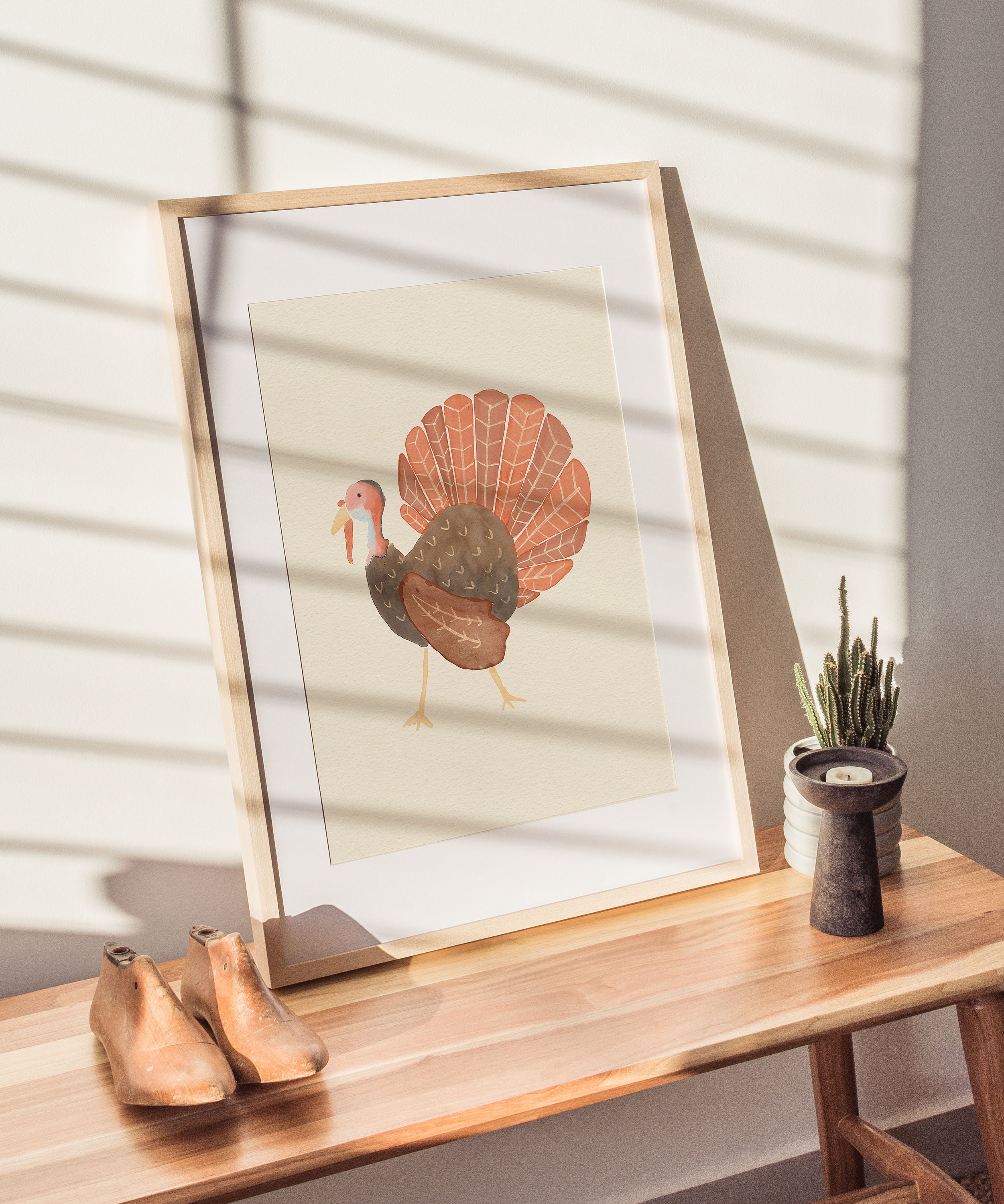 Turkey Instant Download Prints Thanksgiving Fall Autumn - Etsy