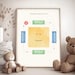 Square Breathing Poster, Cute Calming Corner Print, Kids Breathing ...