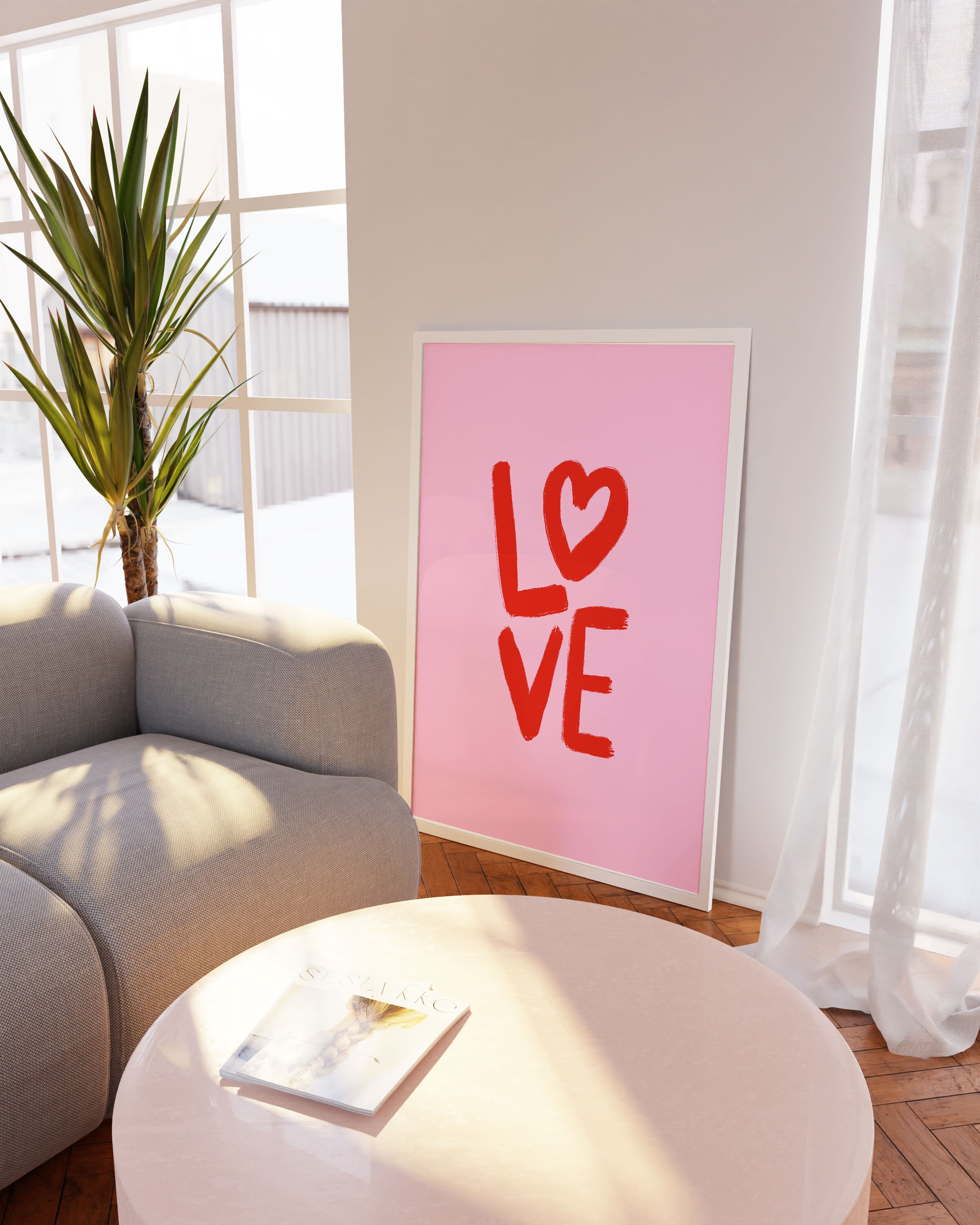 Love Printable Poster, Instant Download Print, Valentine's Day ...