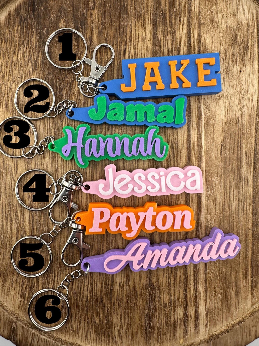 Custom Name Tag for Kids – Backpack, Bookbag, Lunch Bag, or Keychain ...