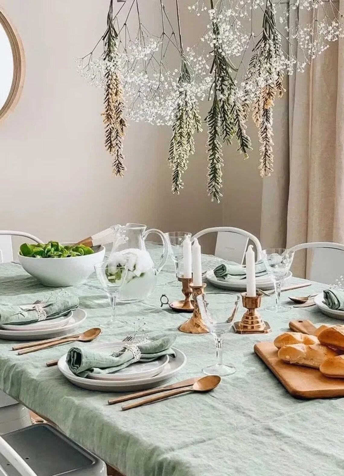 100 Pack Sage Green Napkins, Kitchen and Dining Napkins, Home Decor ...