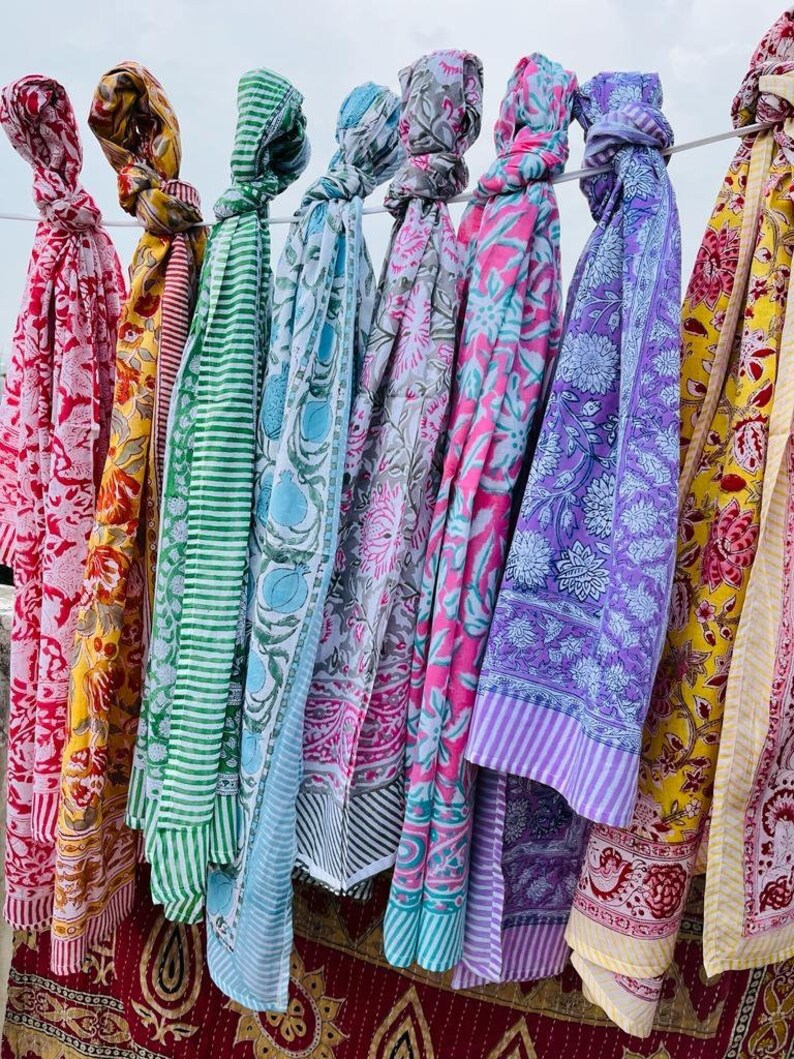 Mix and Match Wholesale Lot of Silk Indian Vintage Kantha Scarf Scarves Kantha Stole Wrap Sari ...