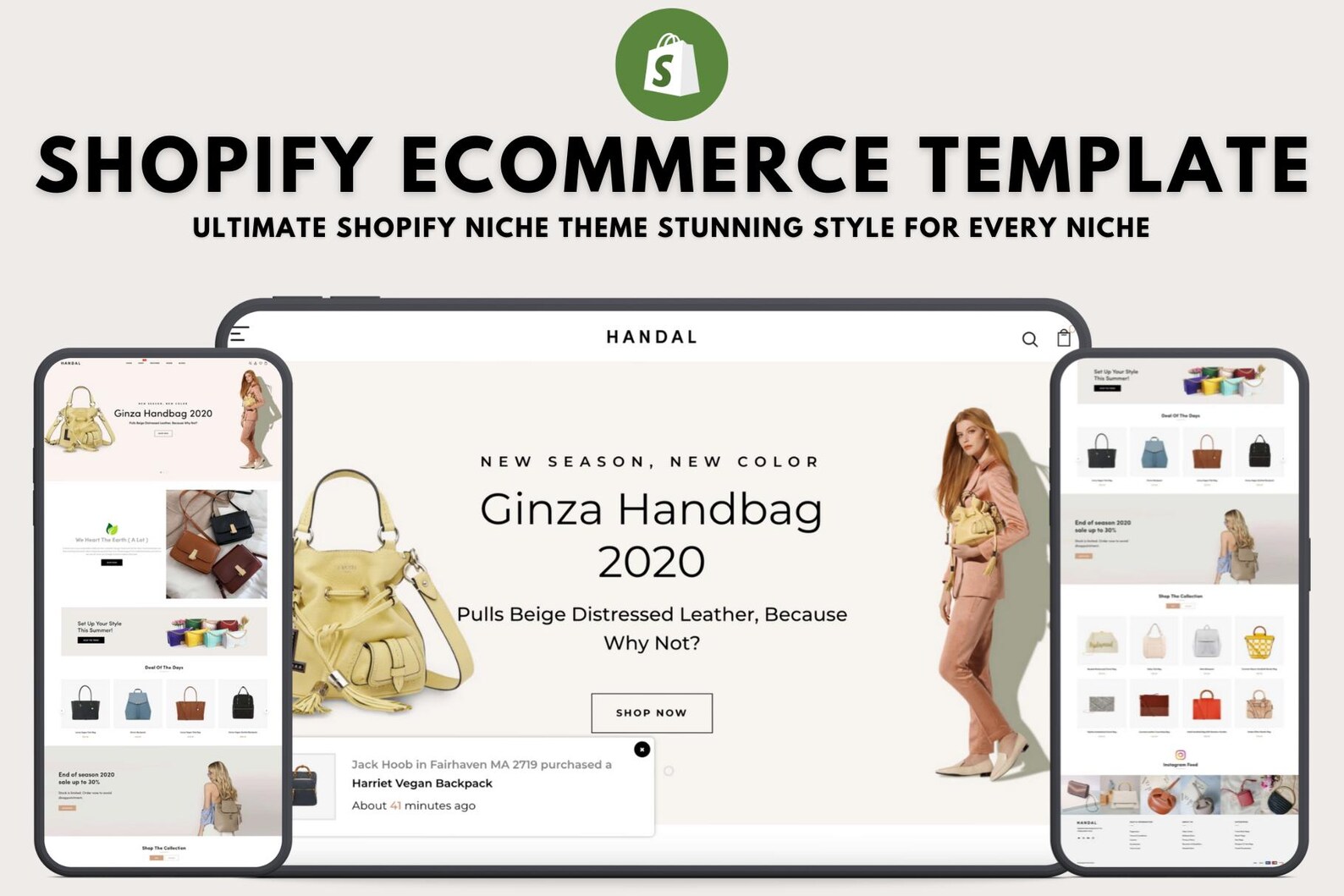 Shopify Ecommerce Template Shopify Theme Custom Best Shopify Themes ...