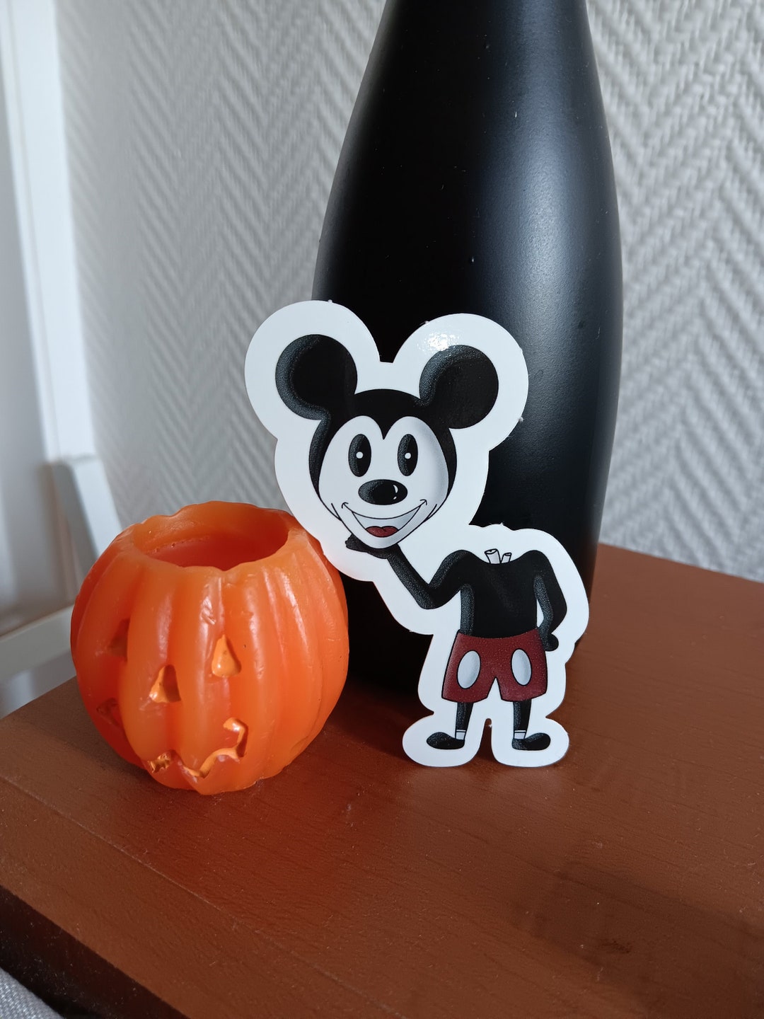 Sticker - Halloween Headless Mickey - Etsy