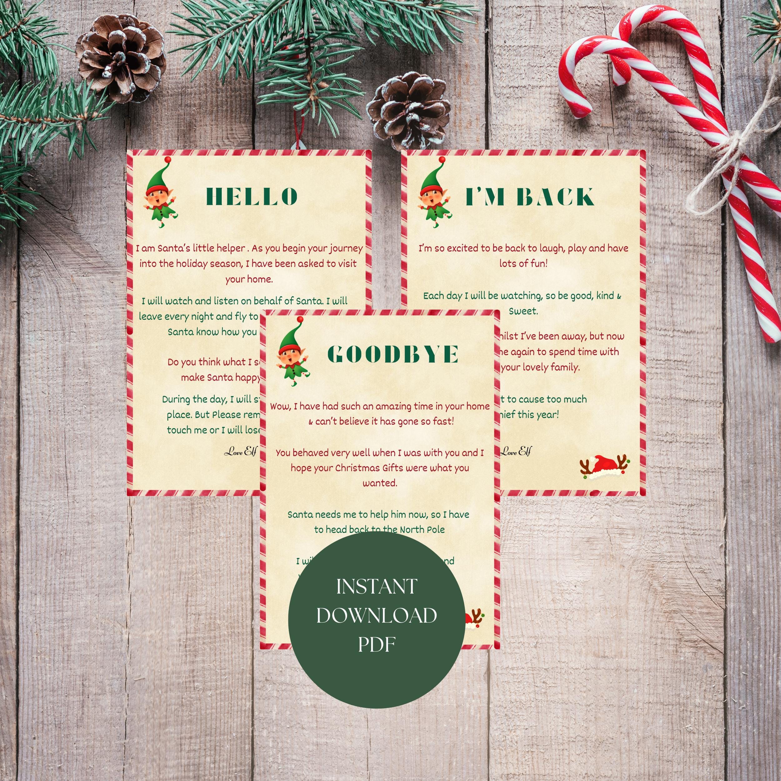 Editable Elf Kit, Elf Printables for Children, Elf Activities, Elf ...