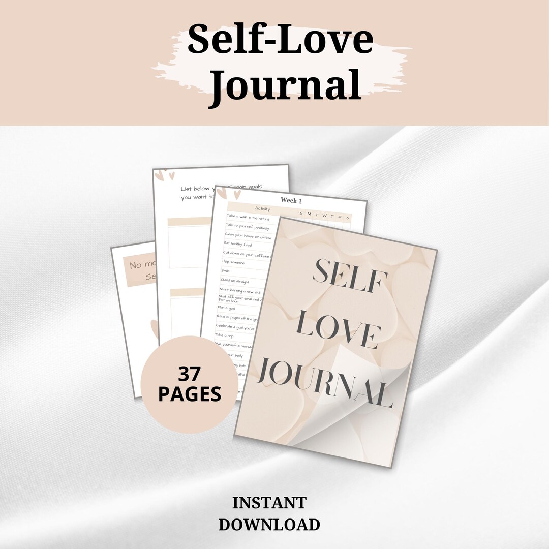 Self-love Journal, Self-love Workbook Planner, Self Love Planner Gift ...