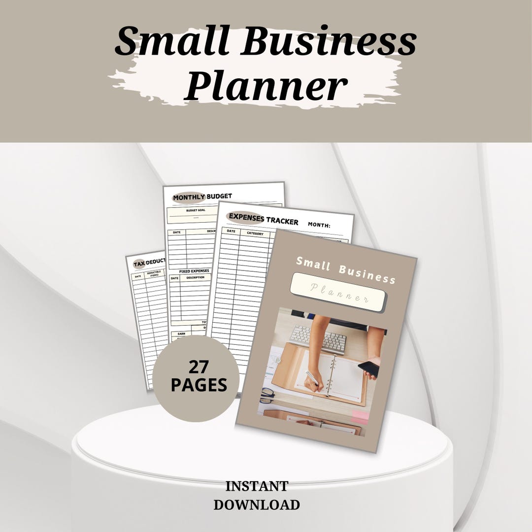 Small Business Planner | Printable Business Organizer | Business ...