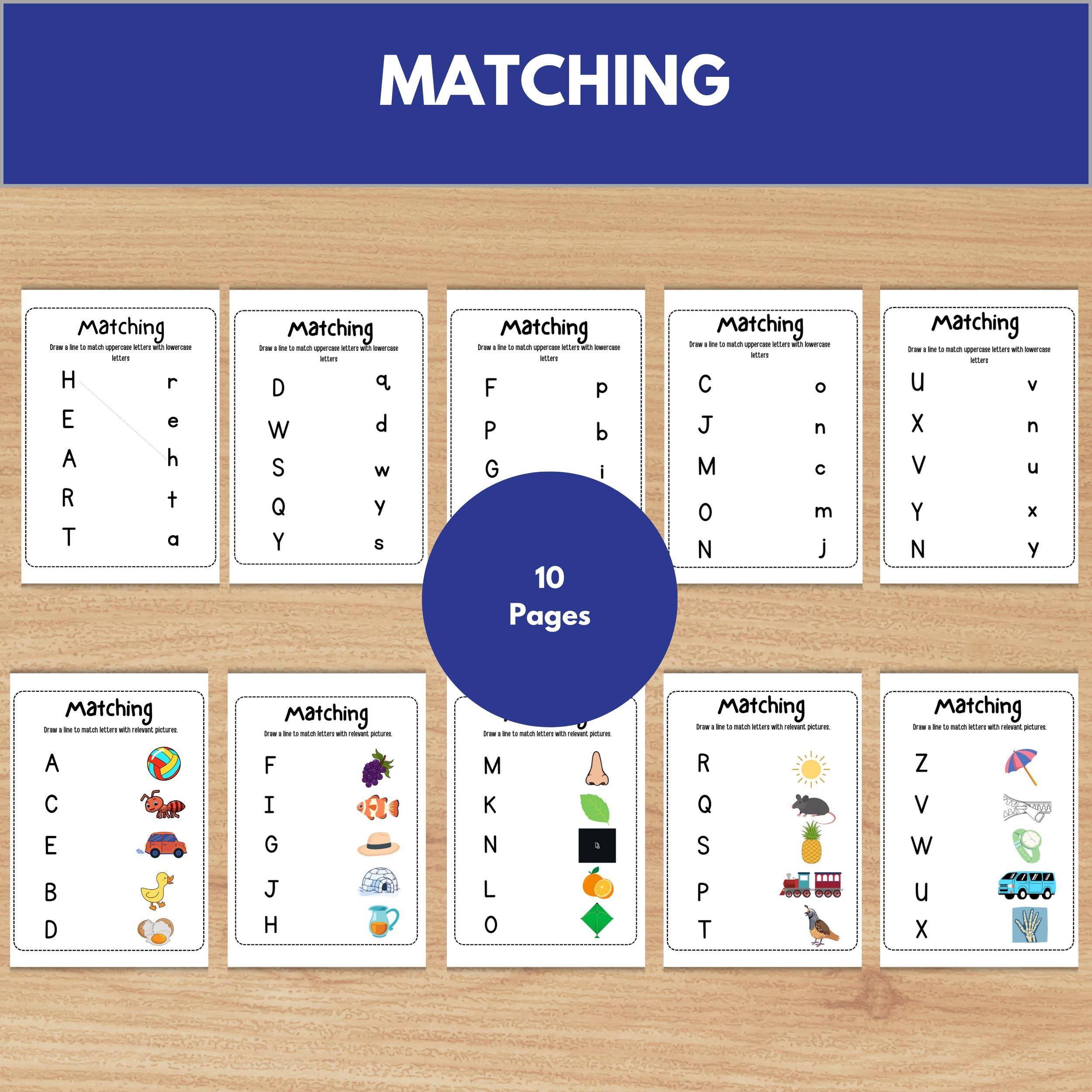 A-Z Alphabet Learning for Preschoolers, Early Years Alphabet, Printable ...