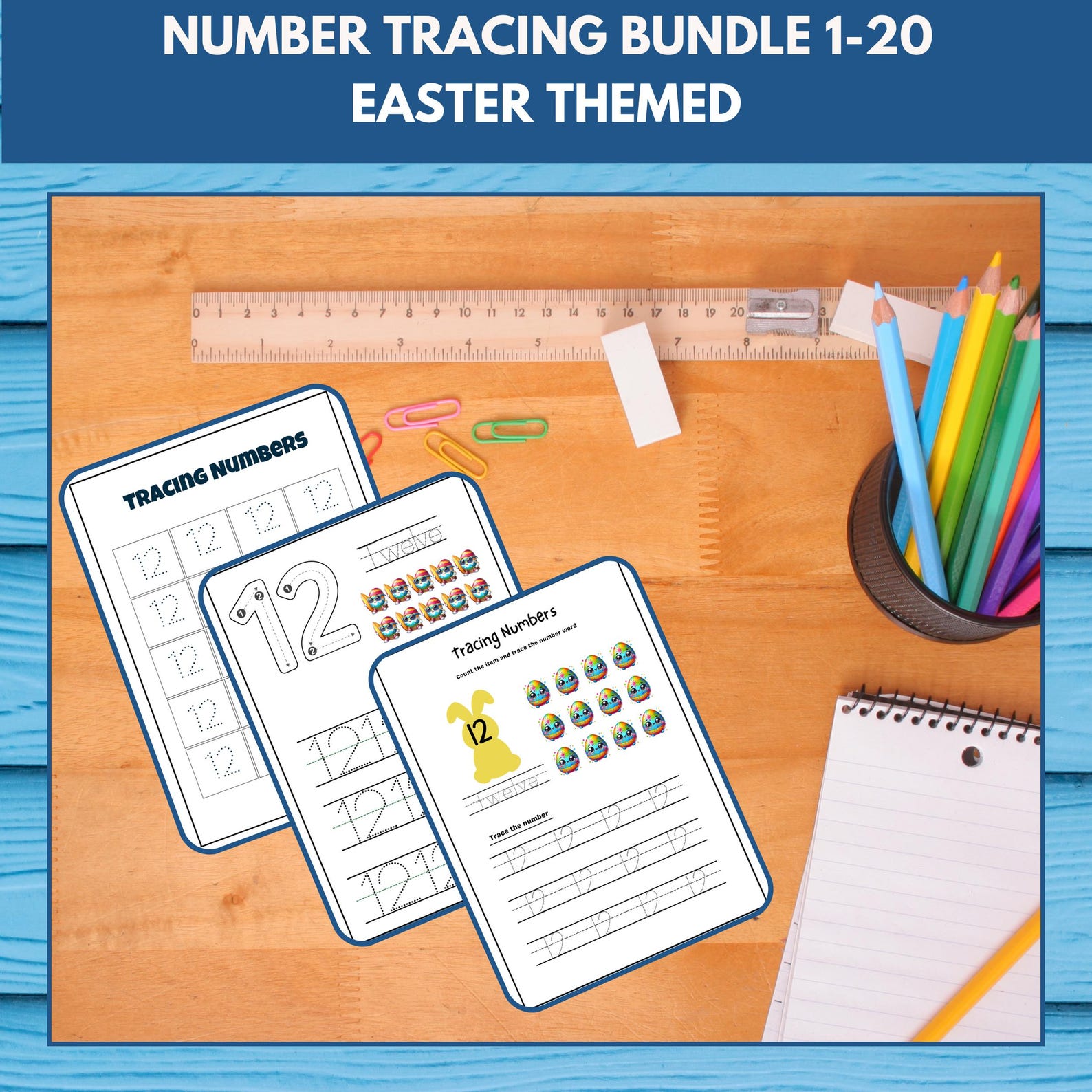 Number Tracing Pages | Number Practice 1-20 | Beginning Maths | Number ...
