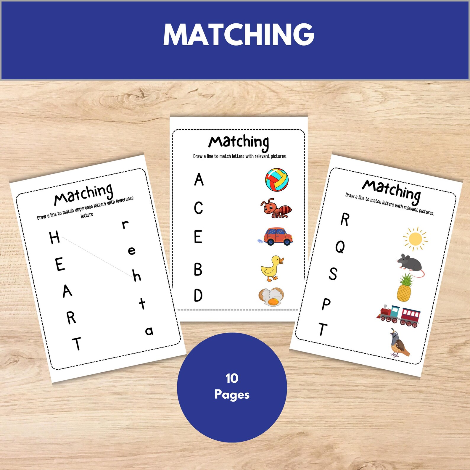 A-Z Alphabet Learning for Preschoolers, Early Years Alphabet, Printable ...