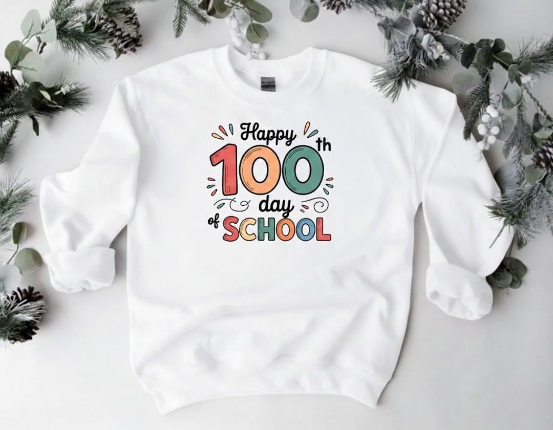 Chemise to Celebrate the 100 Days of School, Ideal for Students and ...