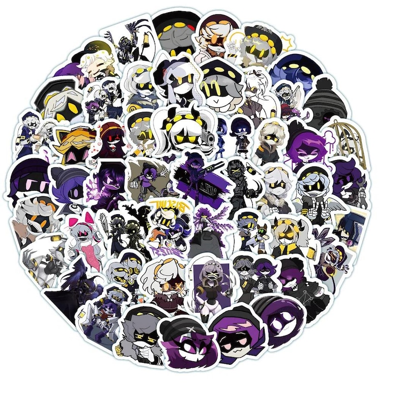 100pcs Murder Drones Sticker, Anime Cartoon Stickers for DIY ...