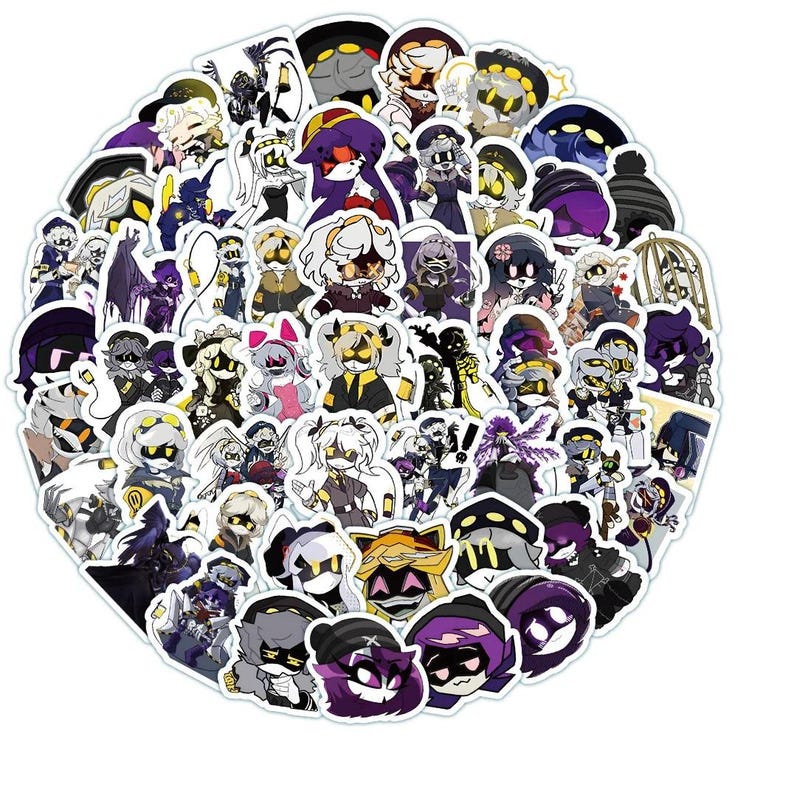 100pcs Murder Drones Sticker, Anime Cartoon Stickers for DIY ...