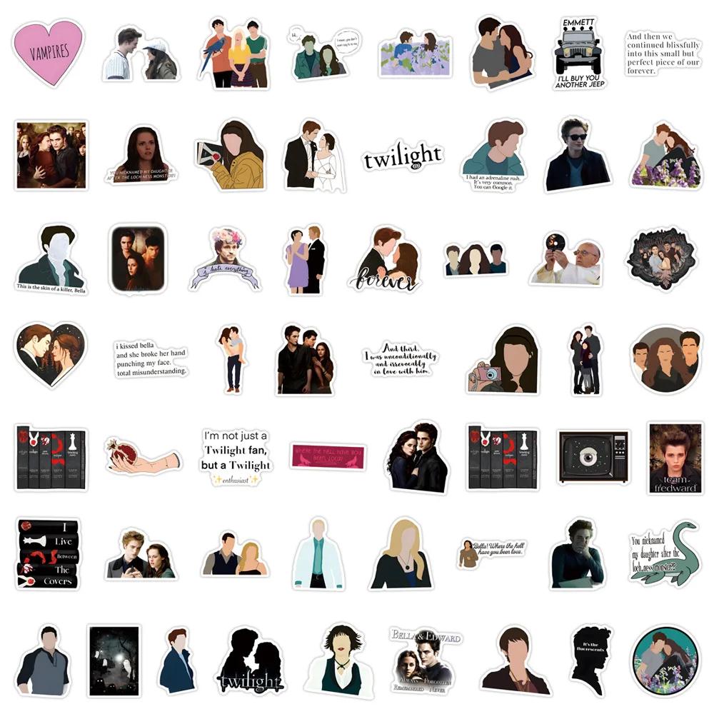Twilight Stickers 110pcs Edward Sparkle Sticker Graffiti Decals ...
