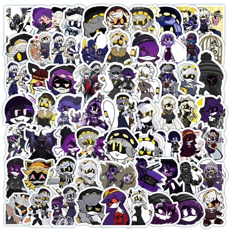 100pcs Murder Drones Sticker, Anime Cartoon Stickers for DIY ...