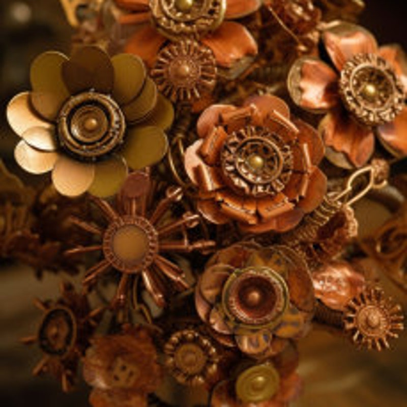 Steampunk Flower - Etsy