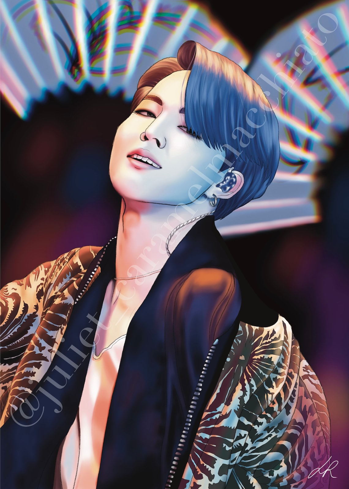 BTS Jimin Idol Portrait A4, A5, A6 Art Print, Fanart, Army, K-pop - Etsy