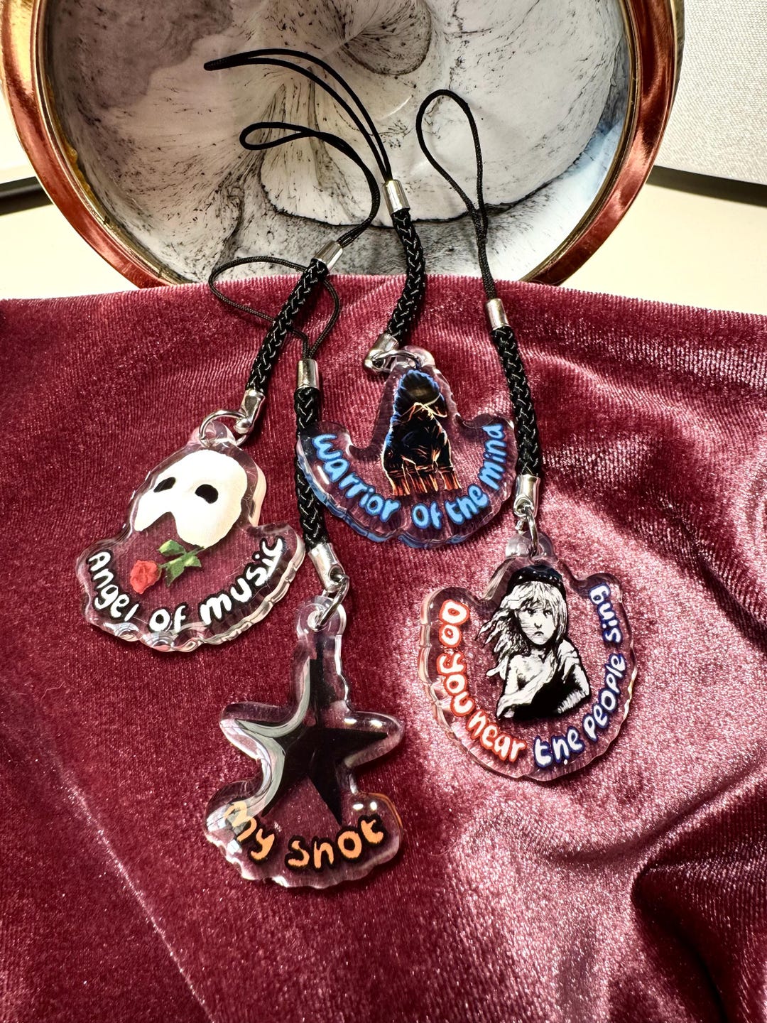 Musical Phonecharms, Epic, Hamilton, Les Miserables, Phantom of the ...