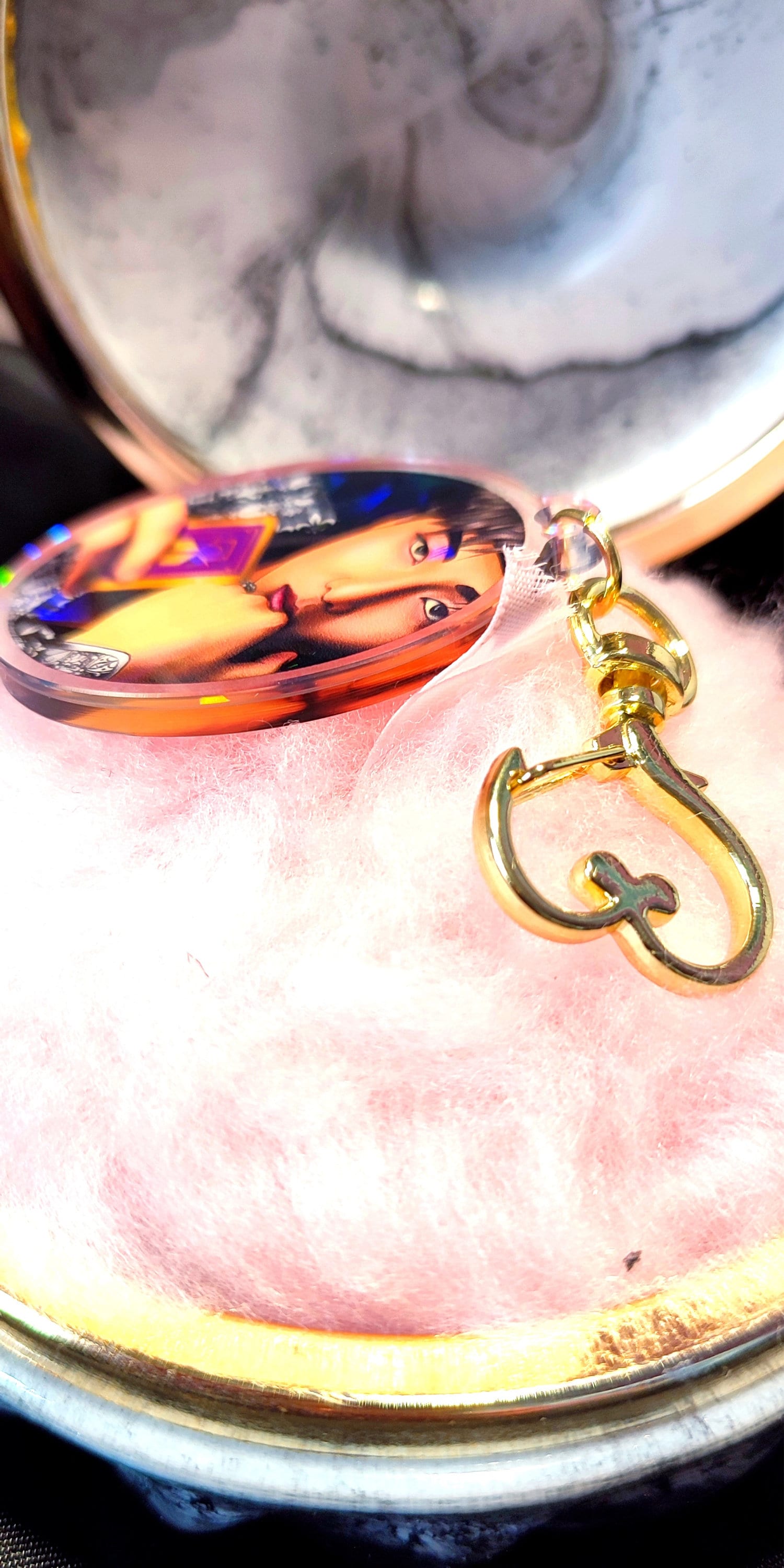 Acrylic Holographic Keychain BTS RM King of Spades Portrait, Fanart ...