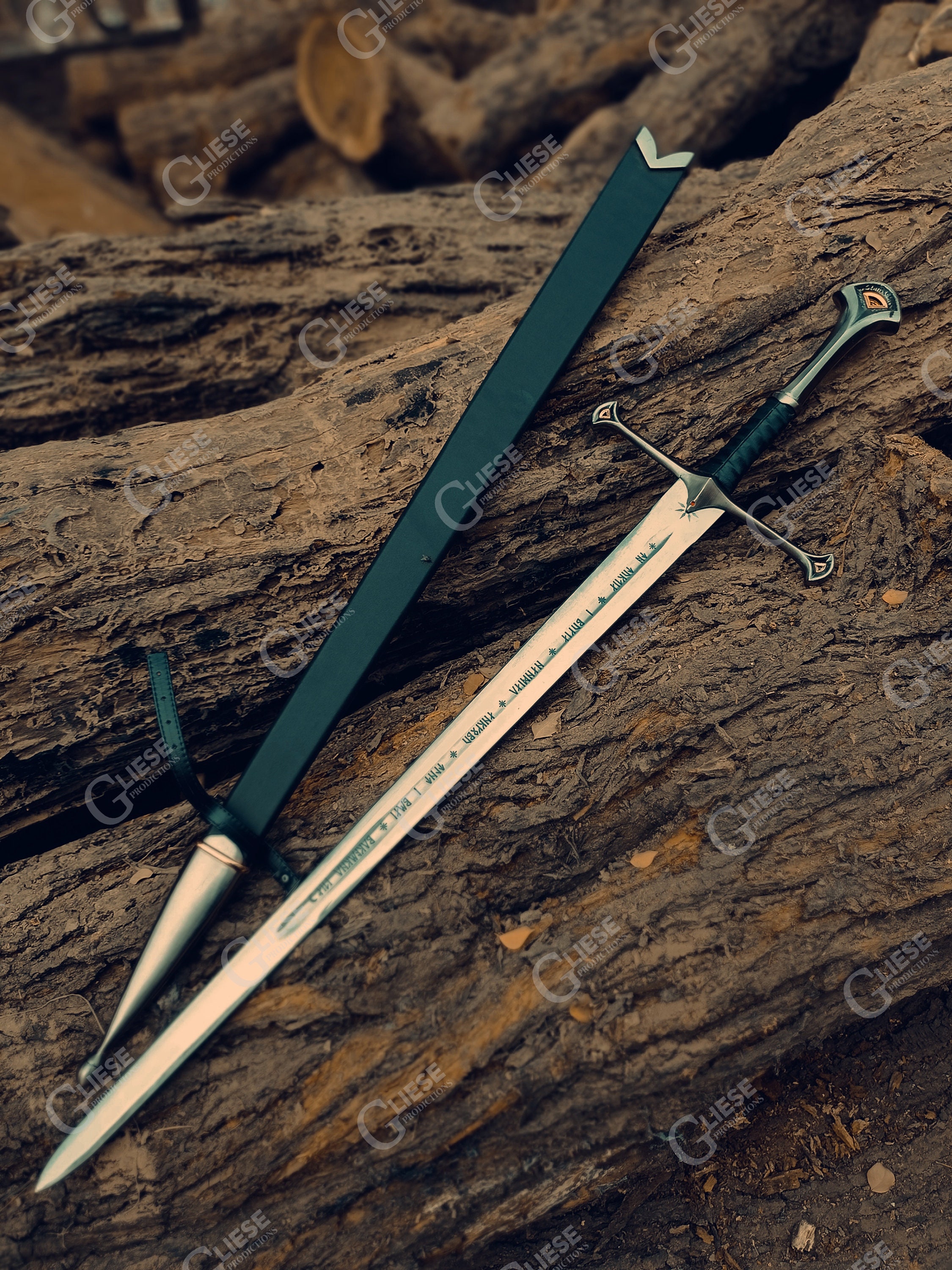 Lord of the Rings King Aragorn Ranger Replica Sword Gift for Him ...