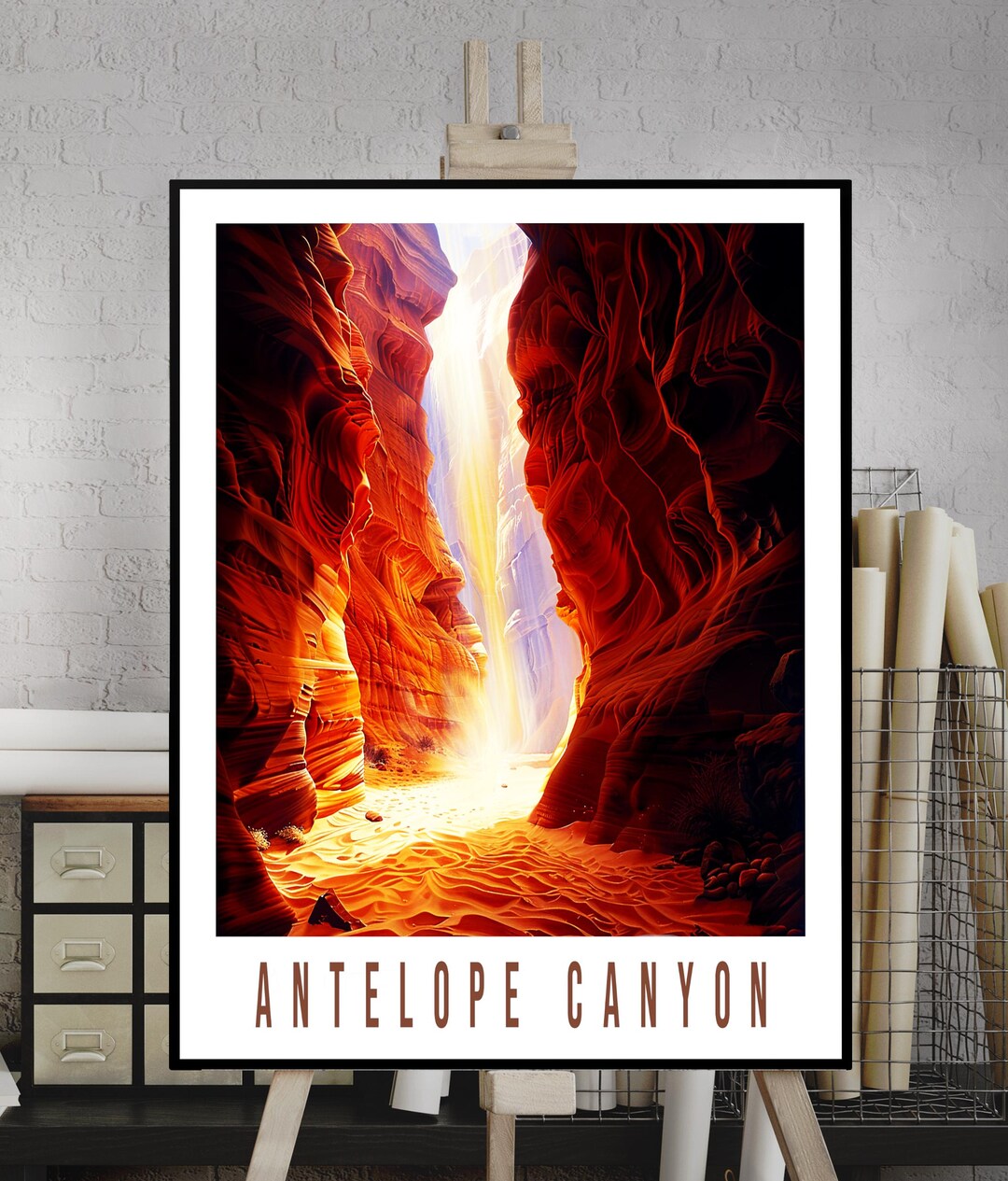 Antelope Canyon Travel Poster Gift Travelposter Antelope Home Decor ...