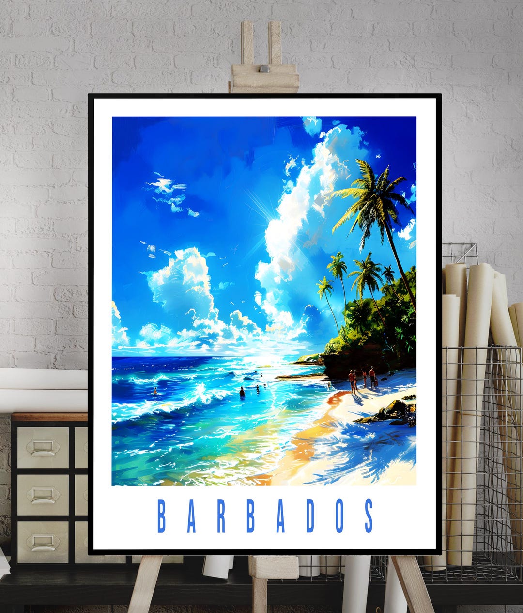 Barbados Travel Poster Wall Art Personal Gift Travel Poster Barbados ...