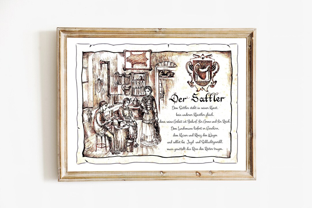 SATTLER Gift Idea for Saddlers Hand Painted Gift for - Etsy