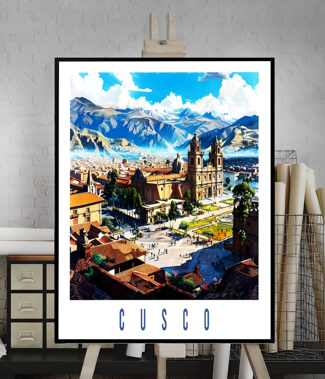 Cusco Travel Poster Gift Idea Travel Poster Cusco Home Decor Cusco ...