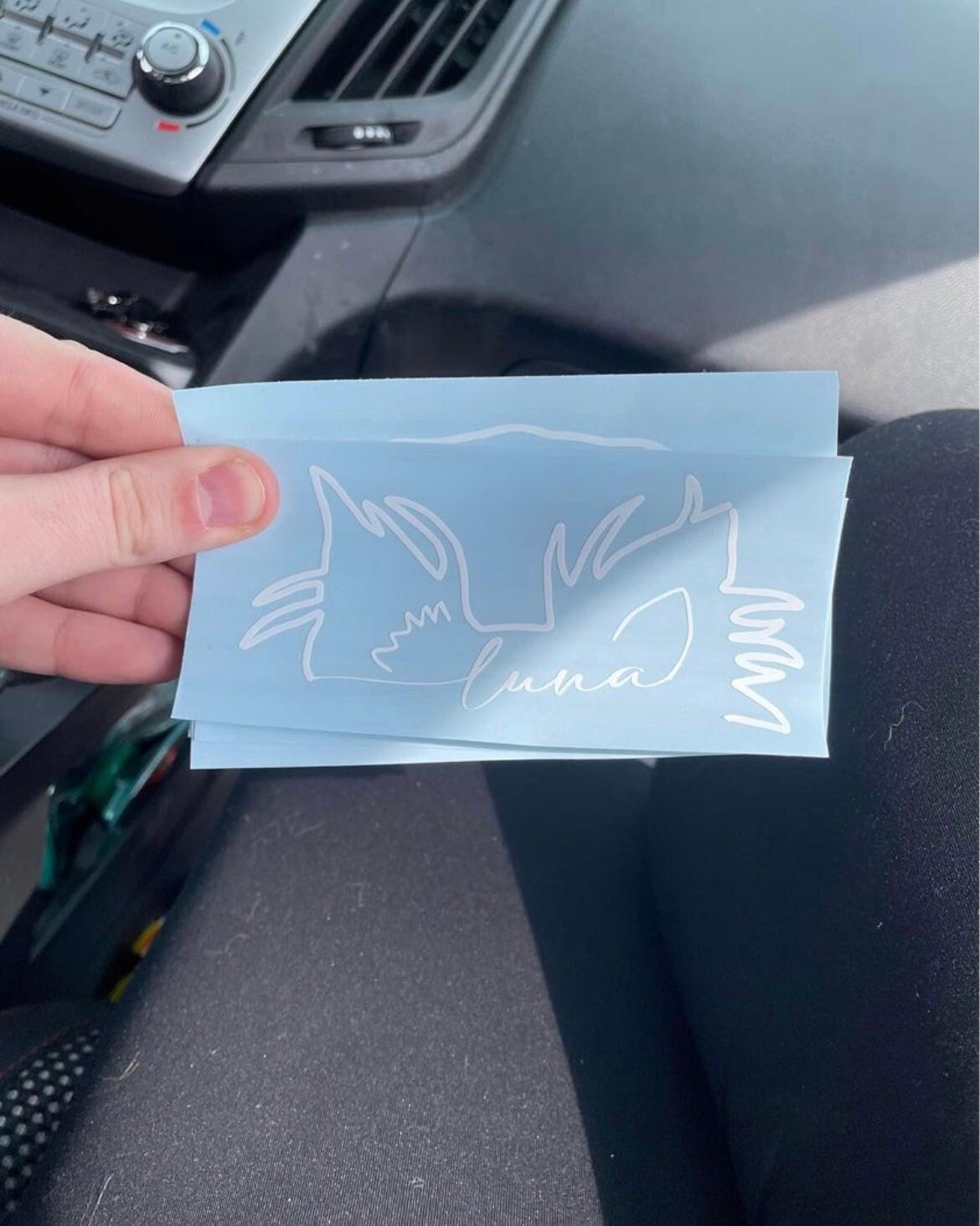 Dog Decals Customizable Dog Ear Stickers Car Decals Dog - Etsy