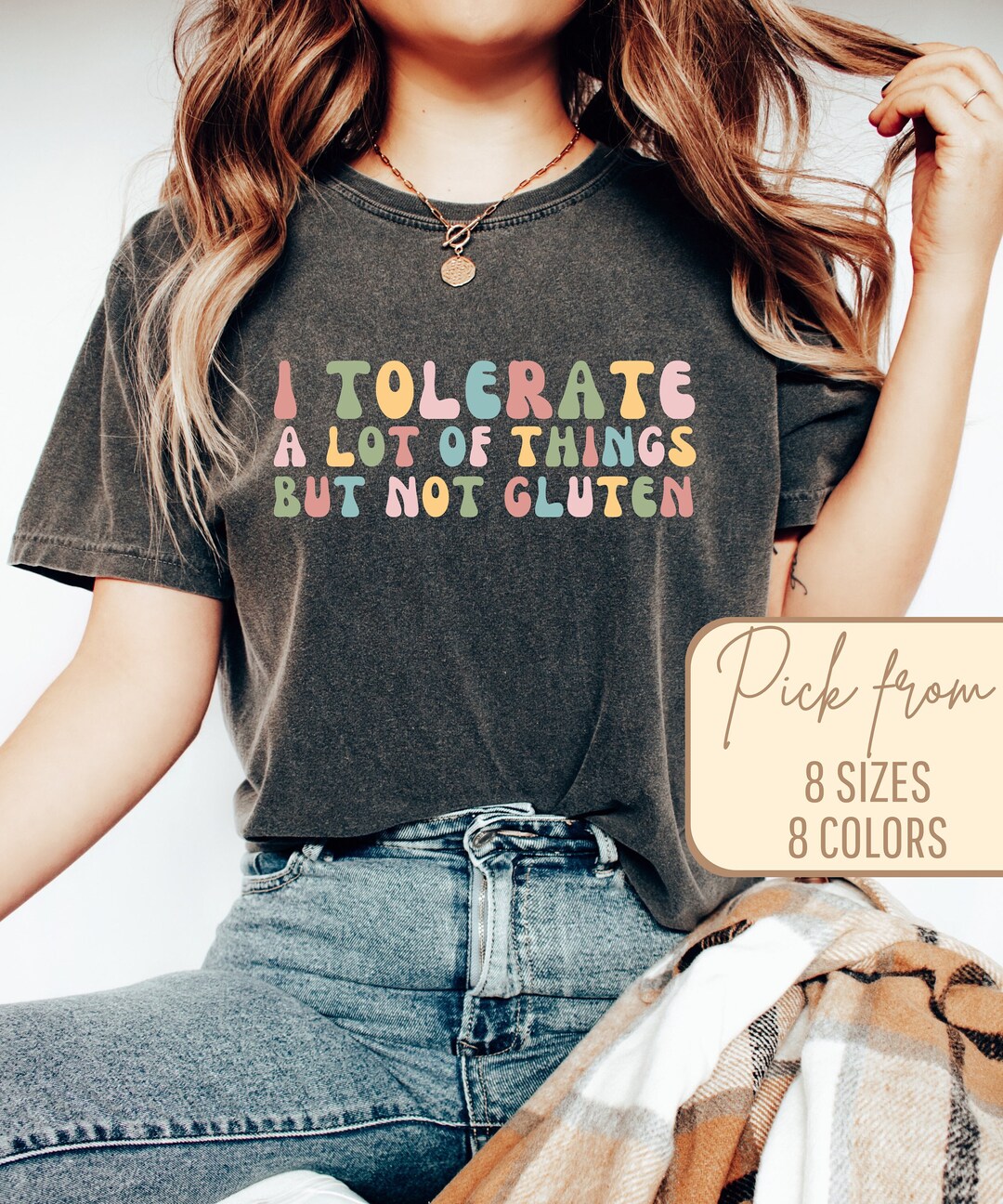 Funny Gluten Intolerance Shirt Funny Gluten Free Shirt - Etsy