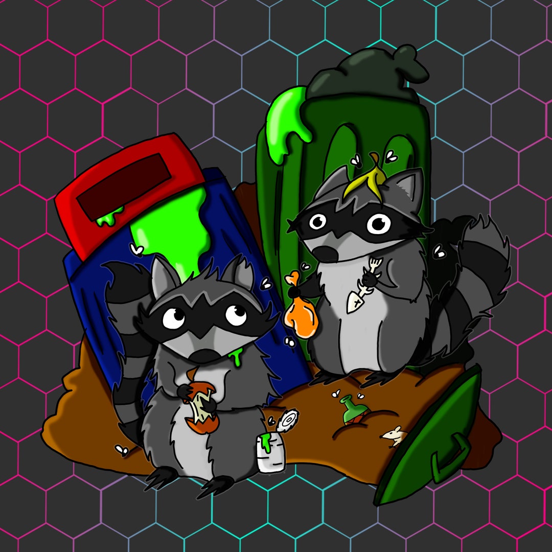 Trash Pandas Stickers / Dead Head Art Studio - Etsy