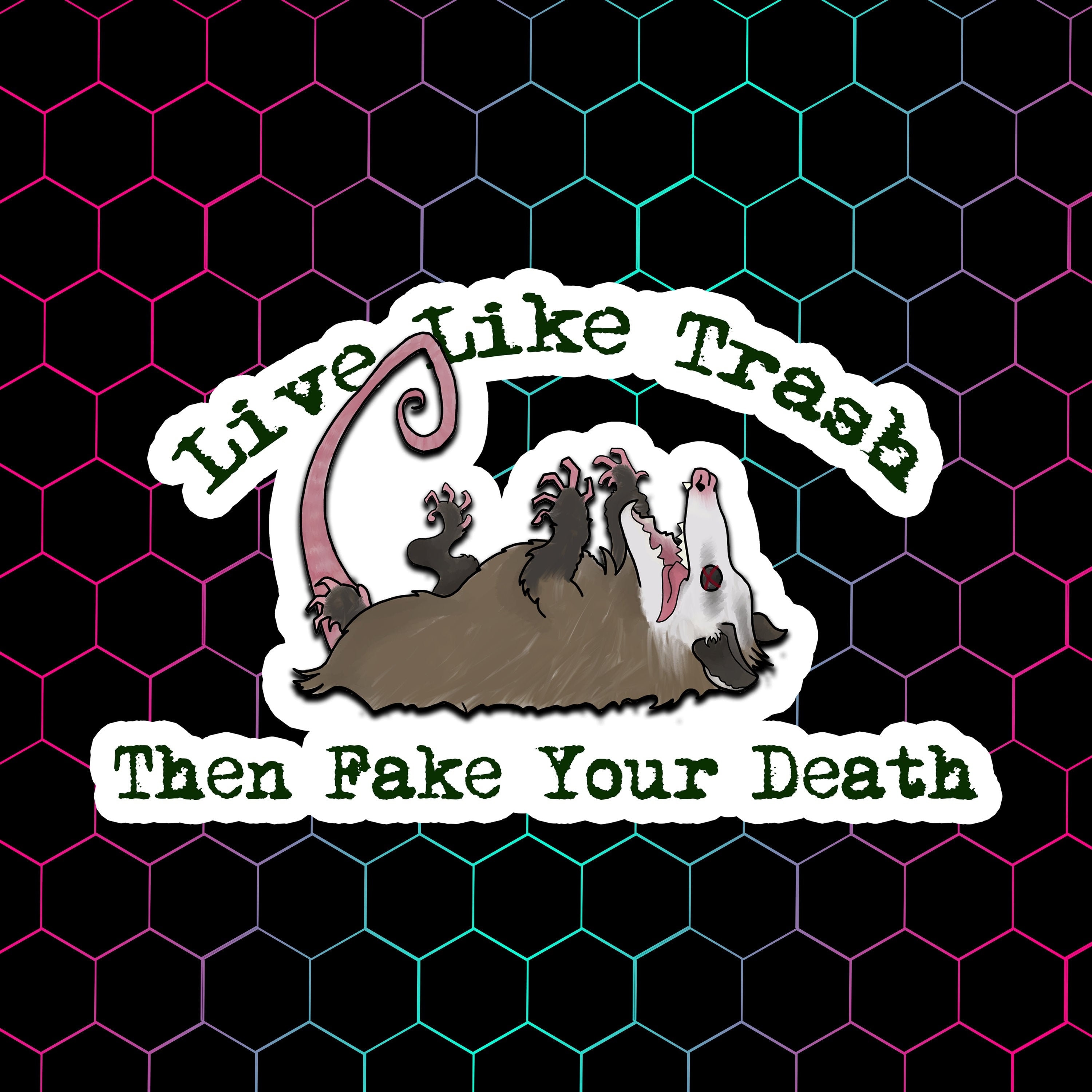 Pop Art Animals Vinyl Stickers / Dead Head Art Studio - Etsy