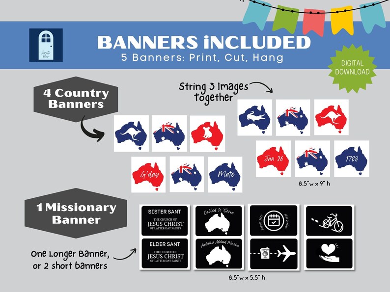 Custom Missionary Banners, Printable Called to Serve or Welcome Home ...