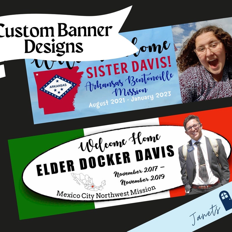 Missionary Banner - Etsy