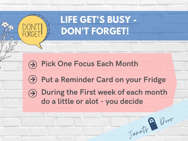 Emergency Reminder Cards Printable Way to Remember to - Etsy