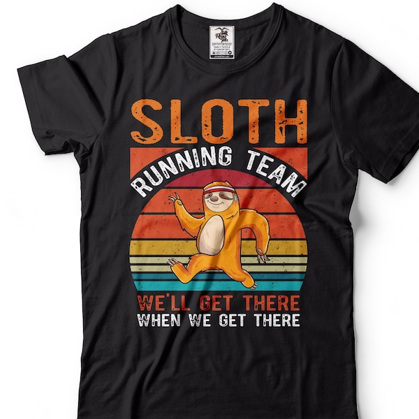 Sloth Running Team - Etsy