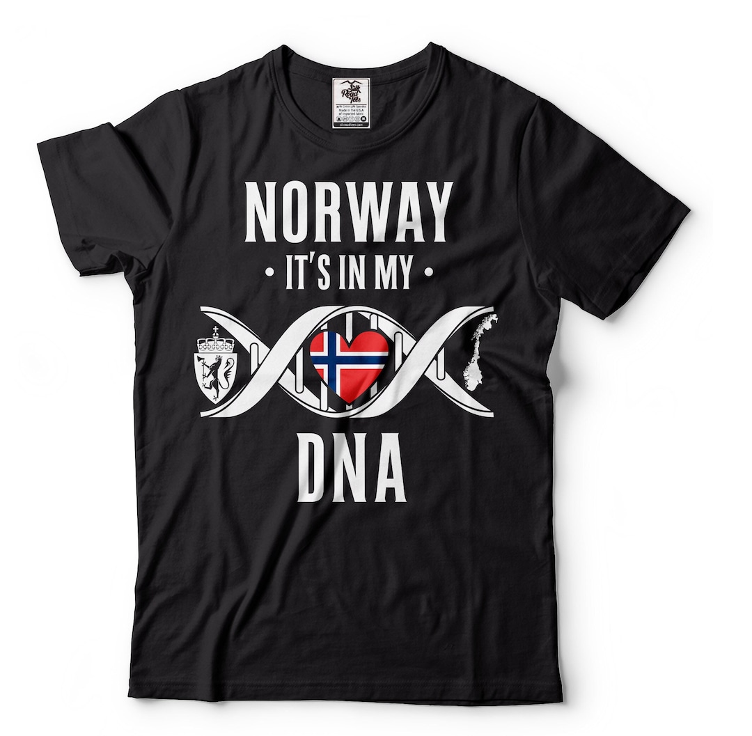 Norway Patriotic Shirt It's in My DNA Shirt Norway Shirt Viking Gifts ...