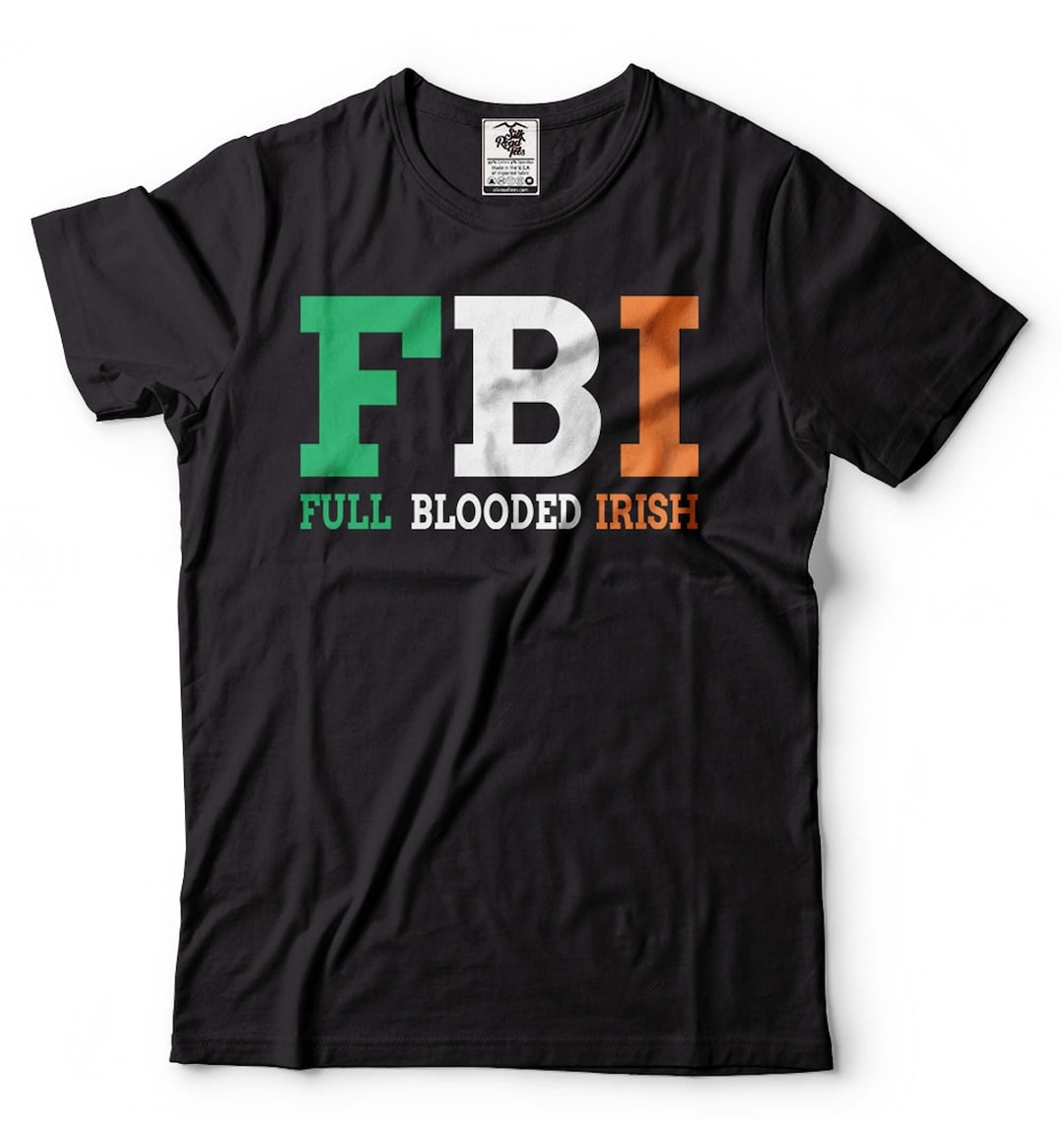 Men's Full Blooded Irish T-shirt: St Patricks Day Tee - Etsy