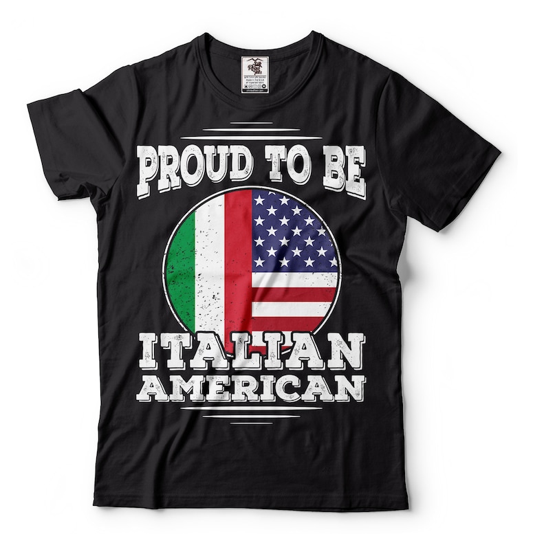 Proud to Be Italian American Shirt Italy America Patriotic Shirt ...