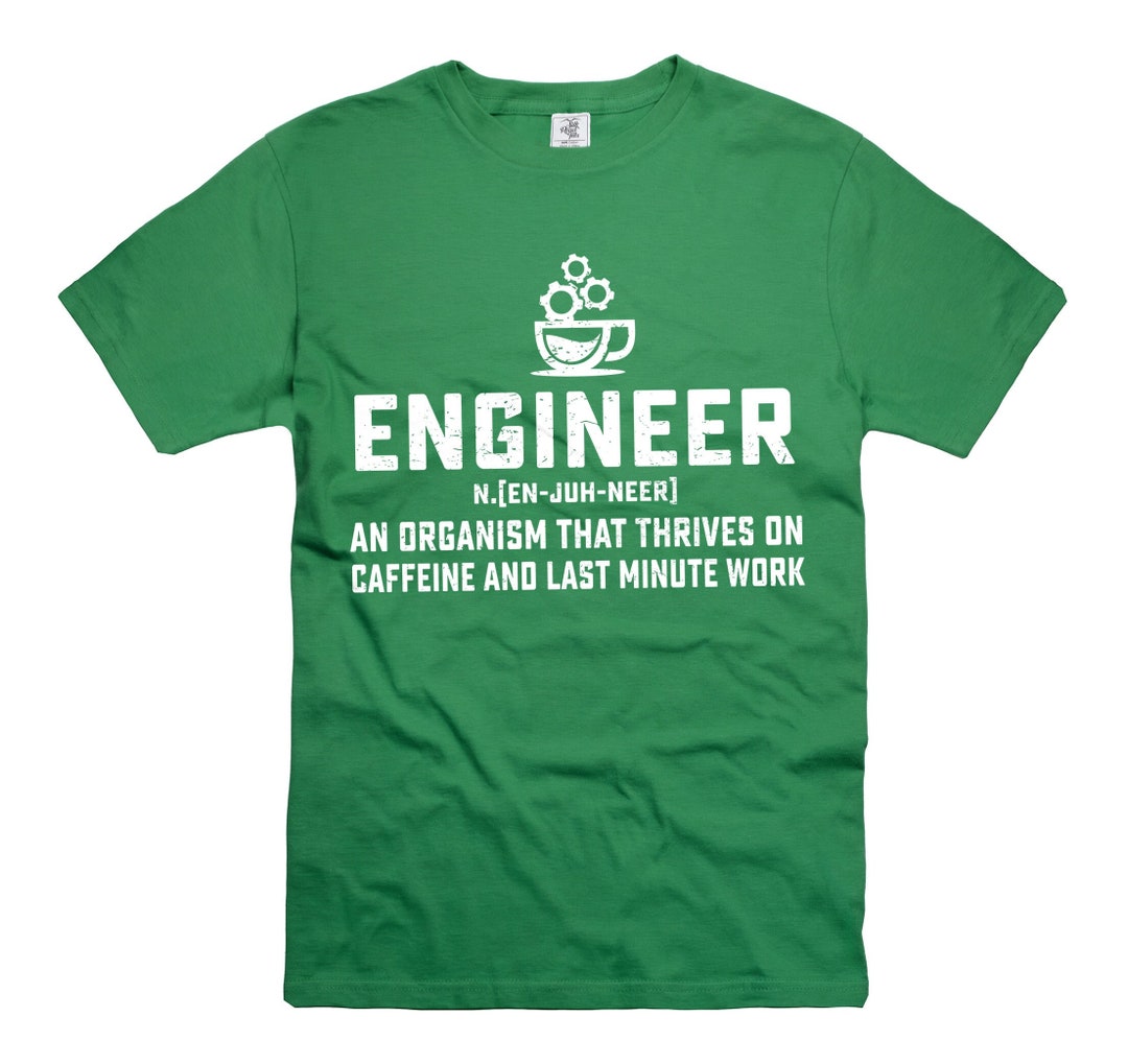 Mens Engineer T-shirt Funny Engineer Shirts Engineer Joke T-shirt ...