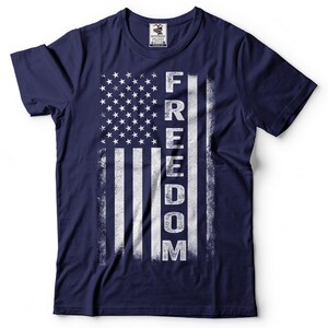 Freedom Flag Shirt USA Flag Tee 4th of July Flag Shirt Independence Day ...